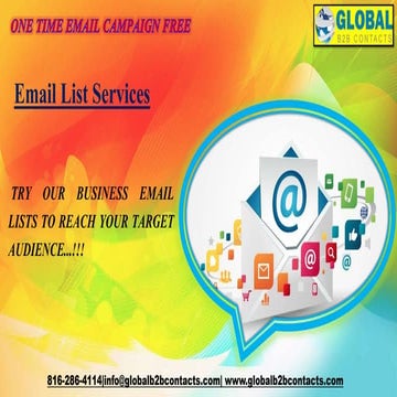 Email list services | PPTX | Email | Internet