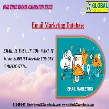 Marketing Professionals email lists | PPTX