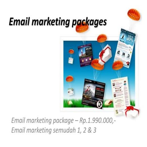 Email marketing packages | PPT