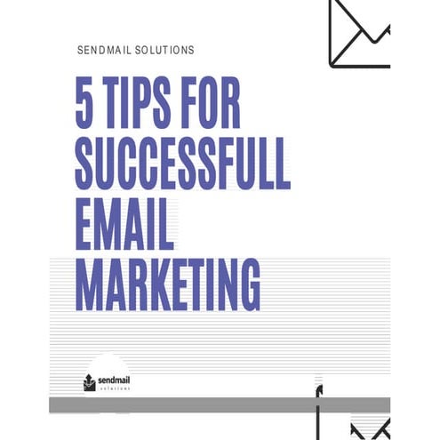 5 Tips for Successful Email Marketing | PPTX | Email | Internet