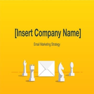 Email Marketing Strategy Template | PPTX