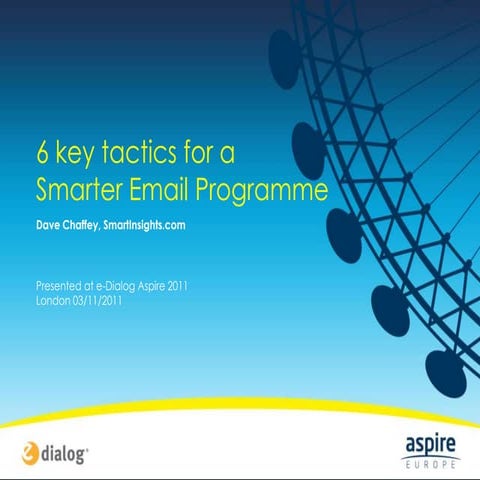 Email marketing tactics 2012 | PPTX