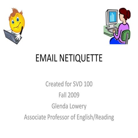 Email netiquette(1) | PPTX