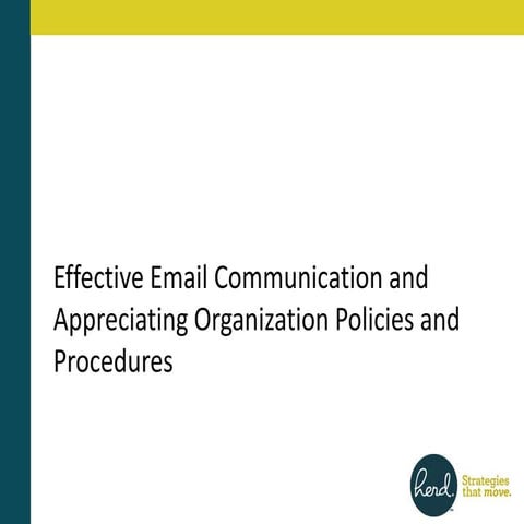 Email policies and good work behavior | PPT