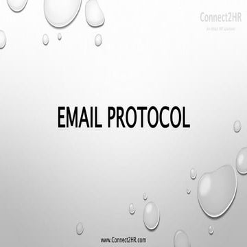 Email protocol | PPTX