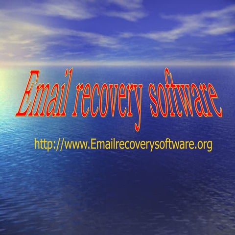 Email recovery | PPTX
