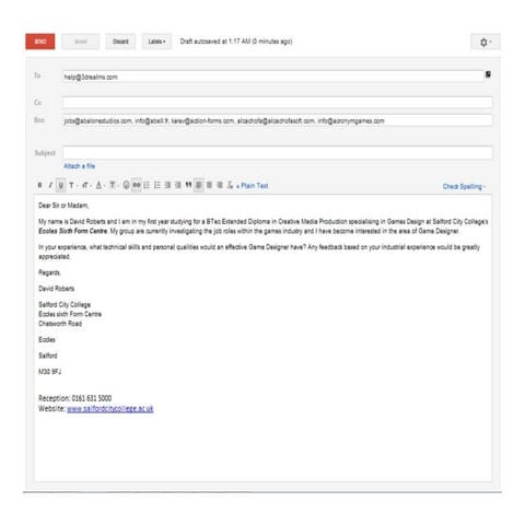 Email screenshots | PPT