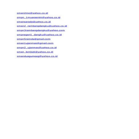 Email sekolah | DOCX