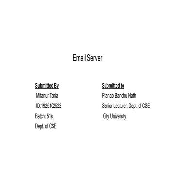 Email server | PPT