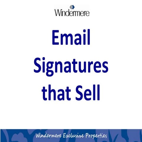 Email Signatures Presentation | PPTX