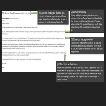 Email to shadow someone | PPT
