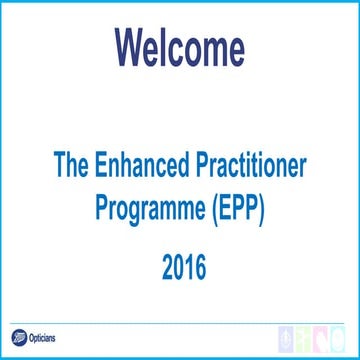 Pre-registration 2018 training with Boots | PPTX