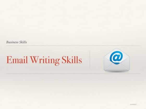 email writing ppt | PPT