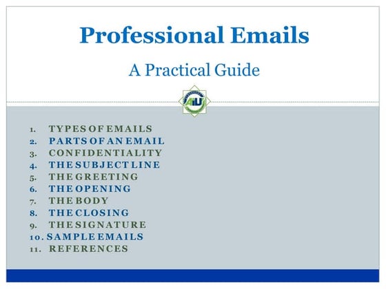 email writing ppt | PPT