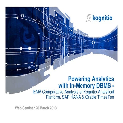 Ema kognitio comparative analysis webinar slides | PPT