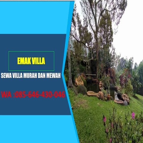 WA 081 803 402 000 / 085 646 430 046 villa cahaya trawas mojokerto jawa timur | PPT