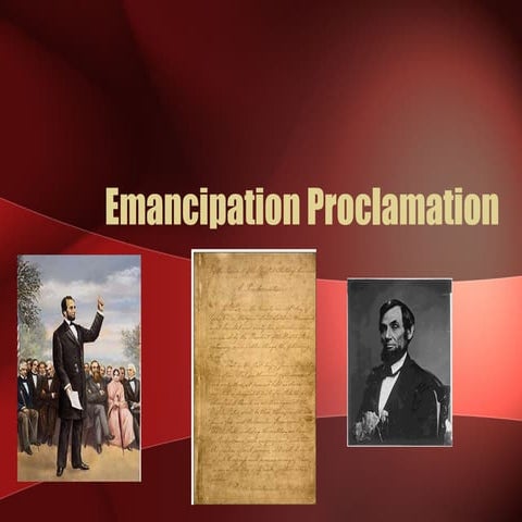 Emancipation Proclamation | PPT