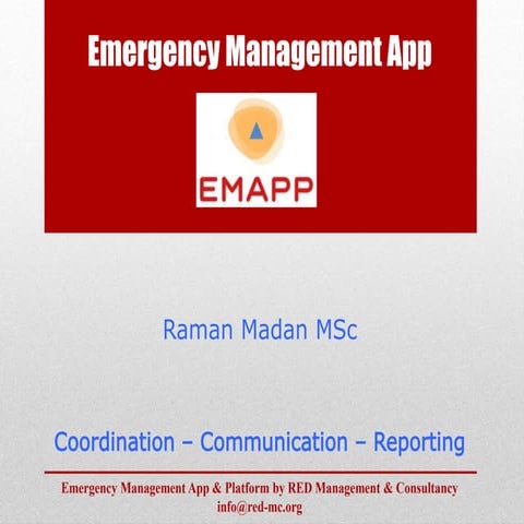 Emergency Management App & Platform | PPT