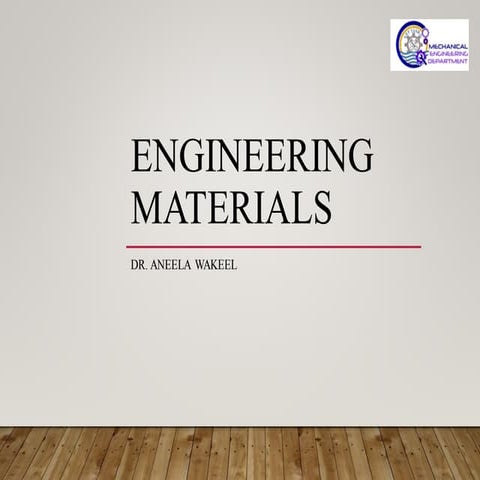 Engineering materials | PDF