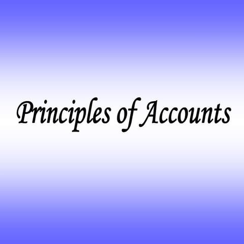 Principal Of Account | PDF