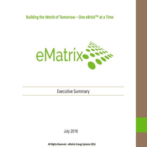 eMatrix Energy Systems pitch | PDF