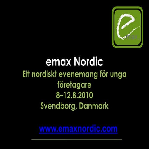 Emax 2010 Markkinointidiat | PPT