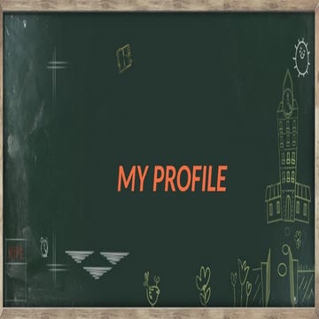 Sample profile for DENR EMB employee applicant | PPTX
