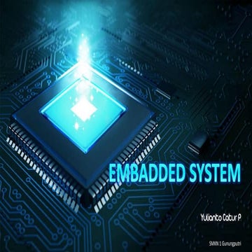MATERI EMBADDED SYSTEM KONSENTRASI KEAHLIAN TEKNIK ELEKTRONIKA | PDF