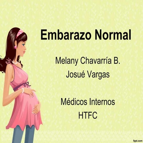 Embarazo normal | PPTX