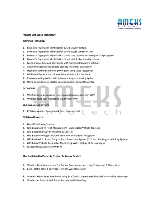 Embedded Projects Electrical Projects Phoenix Systems Pdf