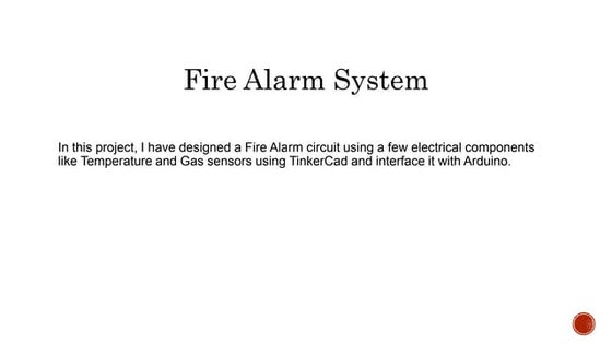 Fire Detection System Using Arduino Ppt 1665