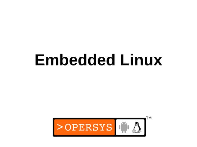 Embedded Linux 120203pdf