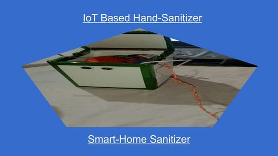 Automatic hand sensitiser.pptx | Technology & Computing