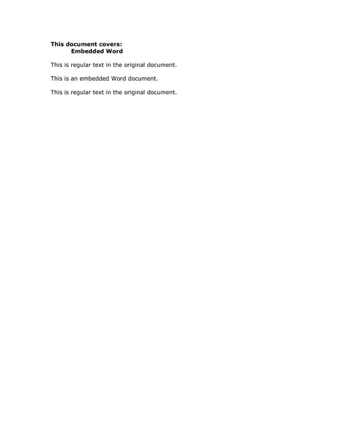 Embedded Word document | PDF Embedded Word document | PDF