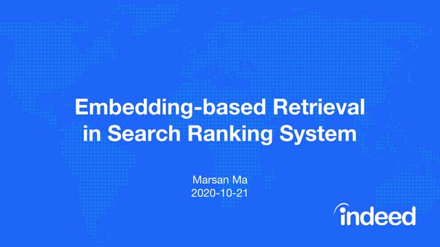Embedded Based Retrieval In Modern Search Ranking System Ppt Free Download