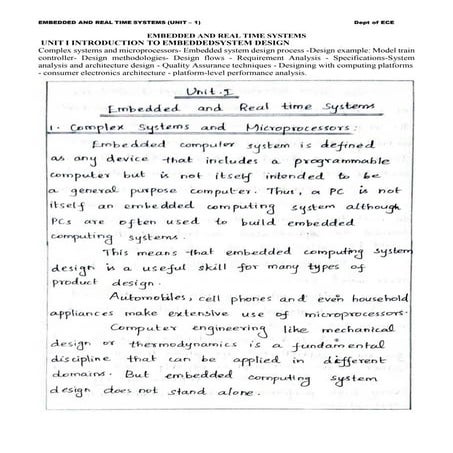 Embedded and Real Time Systems Notes.pdf
