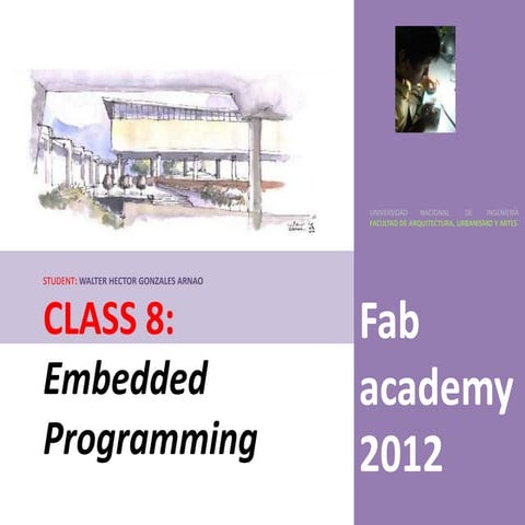 Embedded programming class 8 | PPT