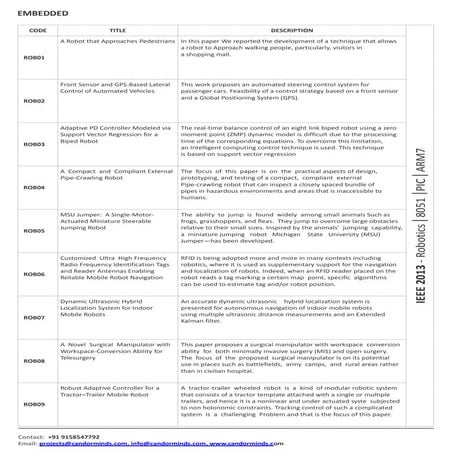Embedded projects | PDF