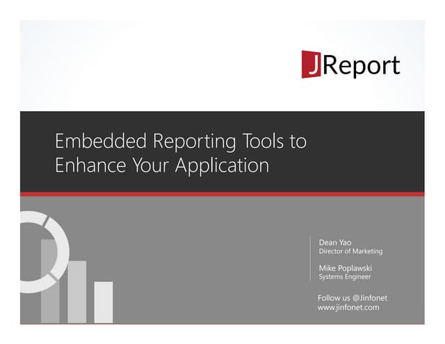 Embedded Reporting Tools to Enhance Your Application | PPT Embedded Reporting Tools to Enhance Your Application | PPT