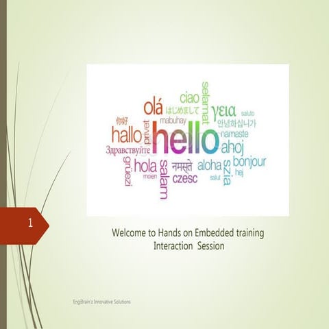 Embedded systems introduction | PPT