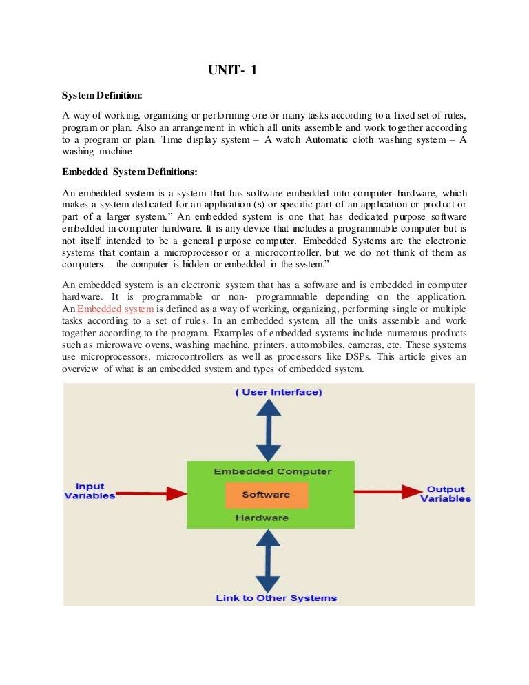 Embedded System Notes 9323