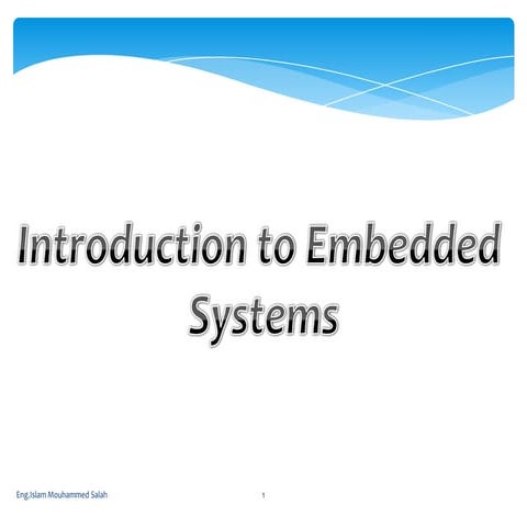 Embedded systems ppt | PPT