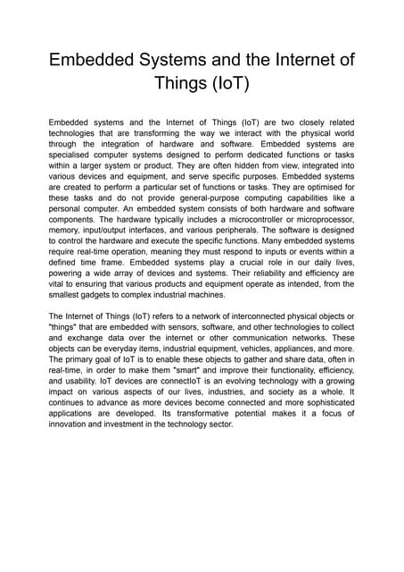 Introduction to Embedded System & IOT.pdf