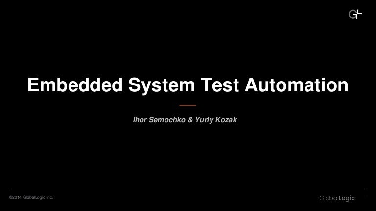 Embedded System Test Automation