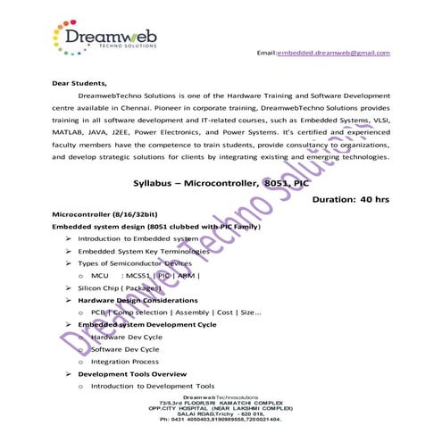 Embedded training | DOCX