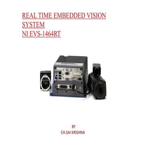 Embedded vision system | PPT