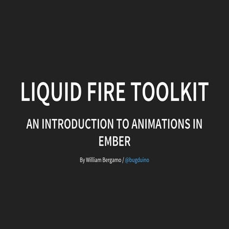Ember js meetup treviso liquid-fire | PPT