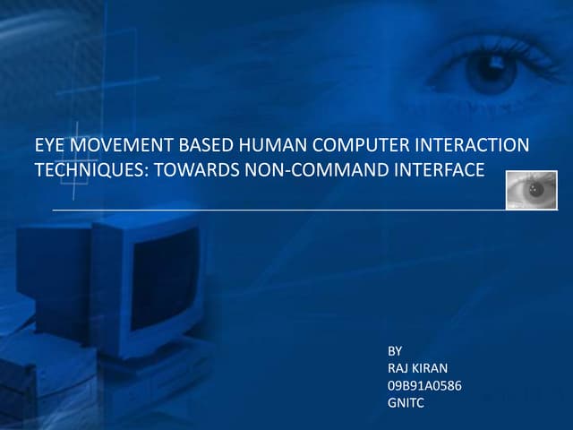 Human computer interaction | PPTX