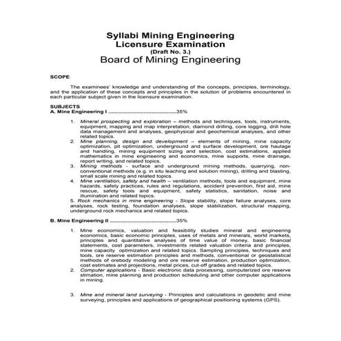 EM Board Exam Syllabus | PDF