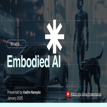 Embodied AI: Bringing Intelligence to Life | PDF